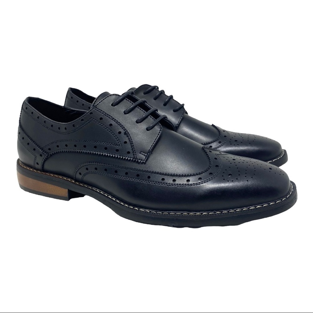 Gm Golaiman Men's Classic Dress Shoes Wingtip Lace Up… - Gem